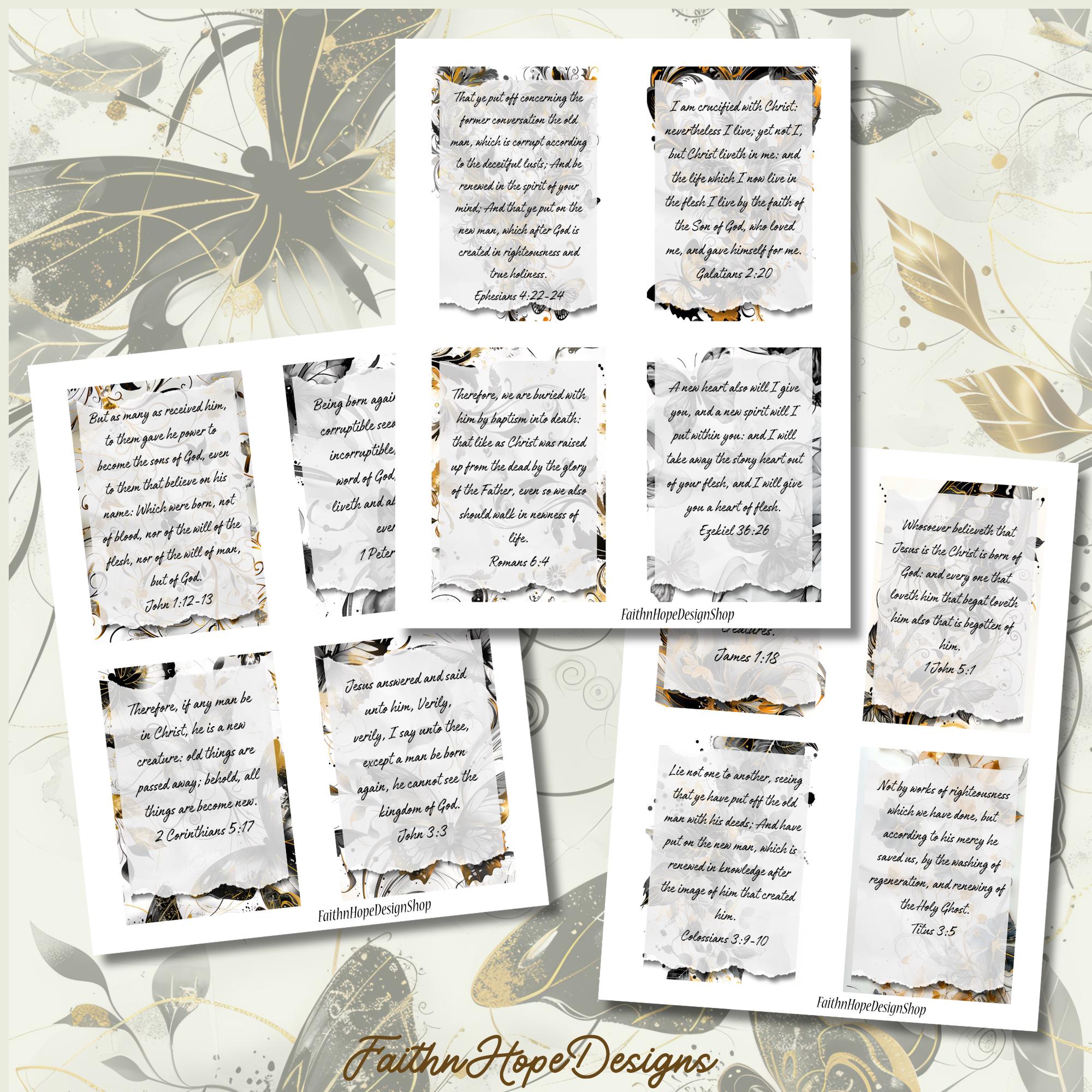 New Beginnings, New Christian Gifts, Born Again, Christian Scripture ...