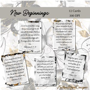 New Beginnings, New Christian Gifts, Born Again, Christian Scripture ...