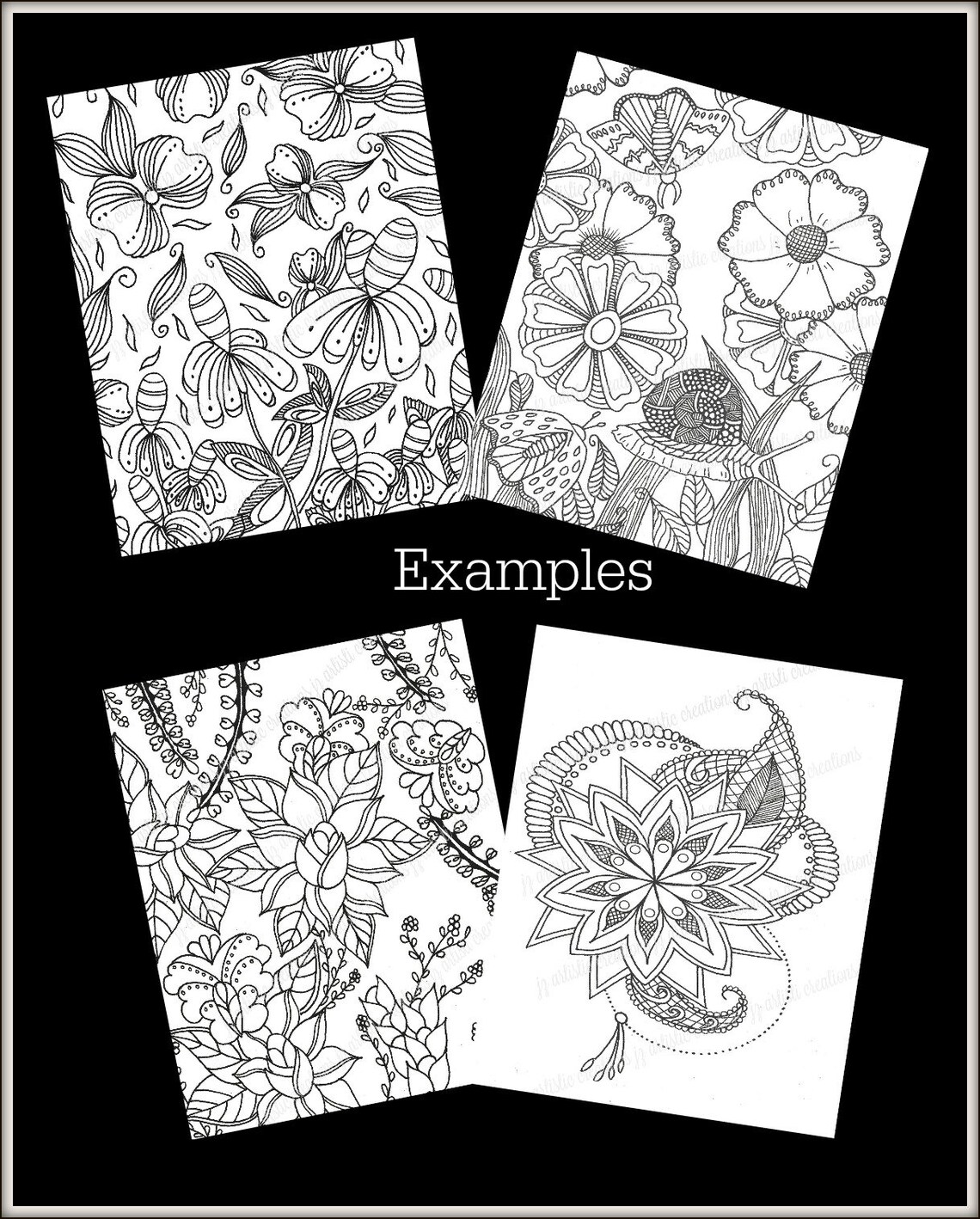 Botanical Doodle, Junk Journal, Instant Download, Printables, Junk ...