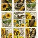 Printable ATC Collage Sheet Labels Tags Scrapbooking Journal Cards ...