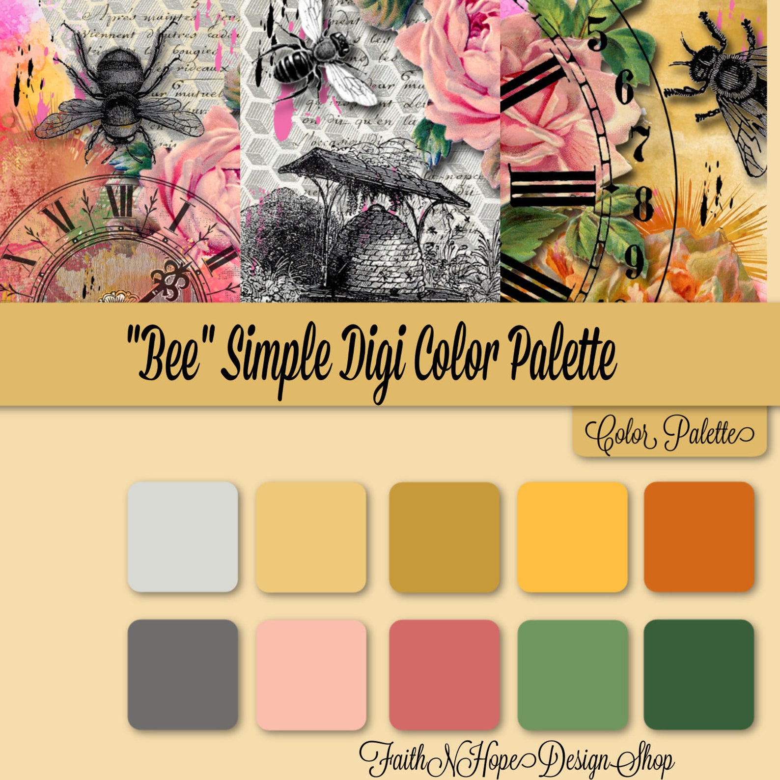 Digital Collage Journaling Journal Cards Journaling Kit - Etsy