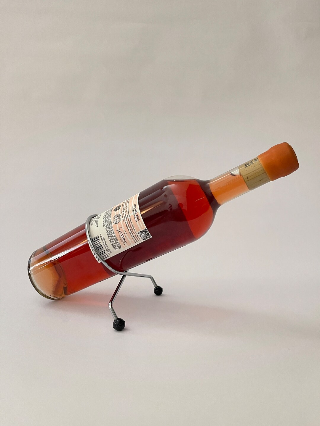 Vintage German Chrome Wine Bottle Holder - Etsy