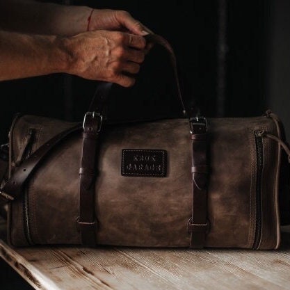 Handmade Leather Tool Bag - Utility Work Bag, Workman Bag Workshop Bag ...