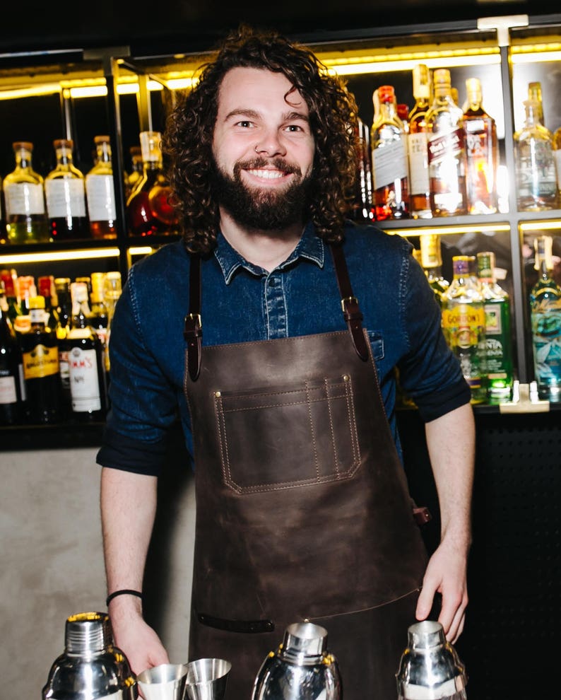 Leather Apron Bartender Apron Work Apron Barber Apron - Etsy UK