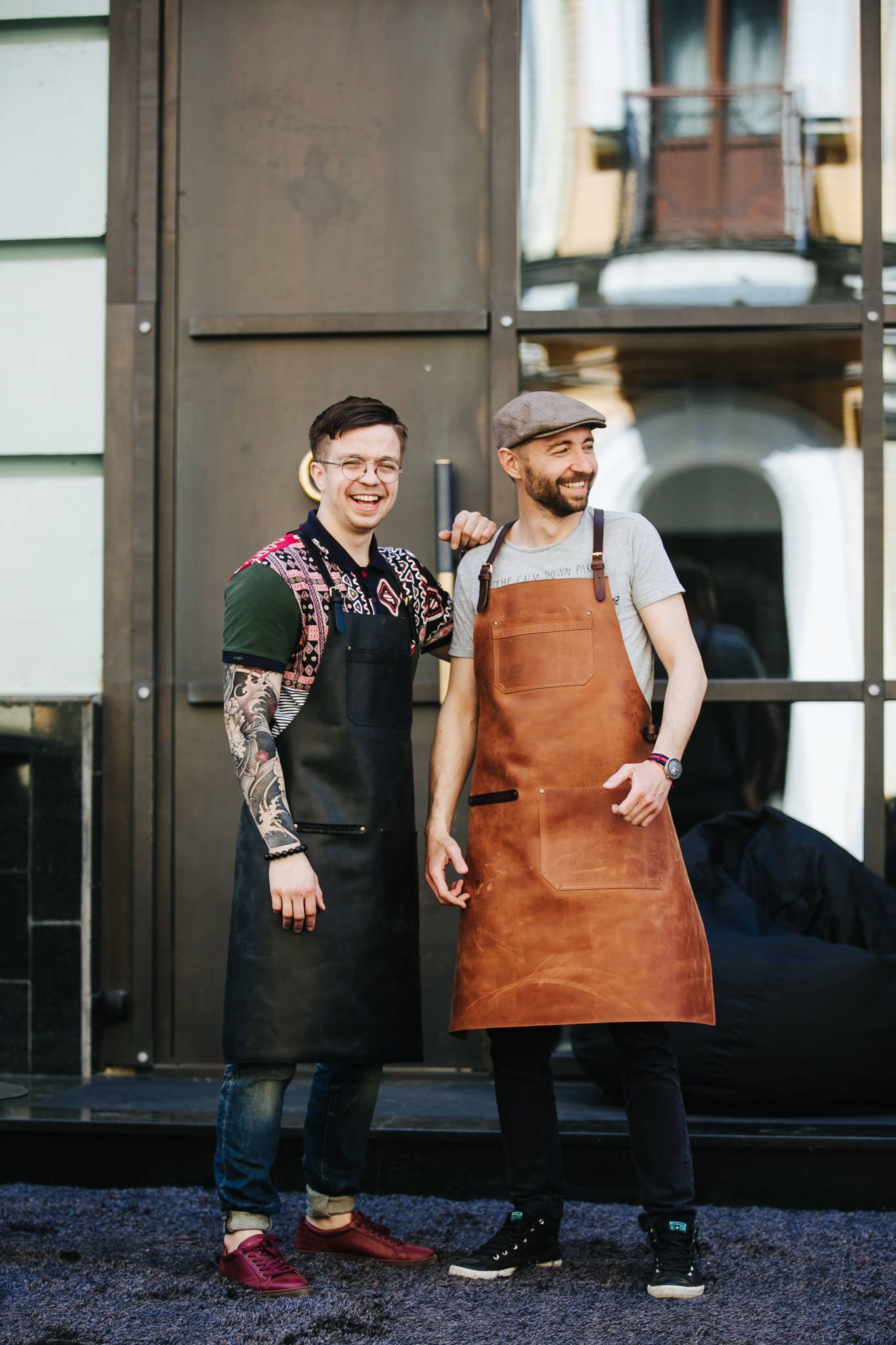 Bartender Leather Apron Barista Apron Work Apron Barbers Apron by Kruk ...