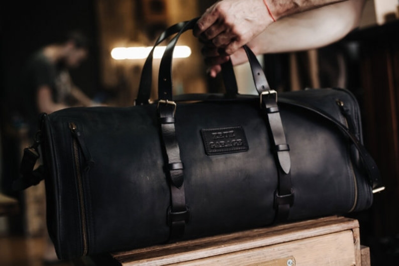 Car Tools Organizer Trunk Leather Bag Workshop Tools Storage - Etsy