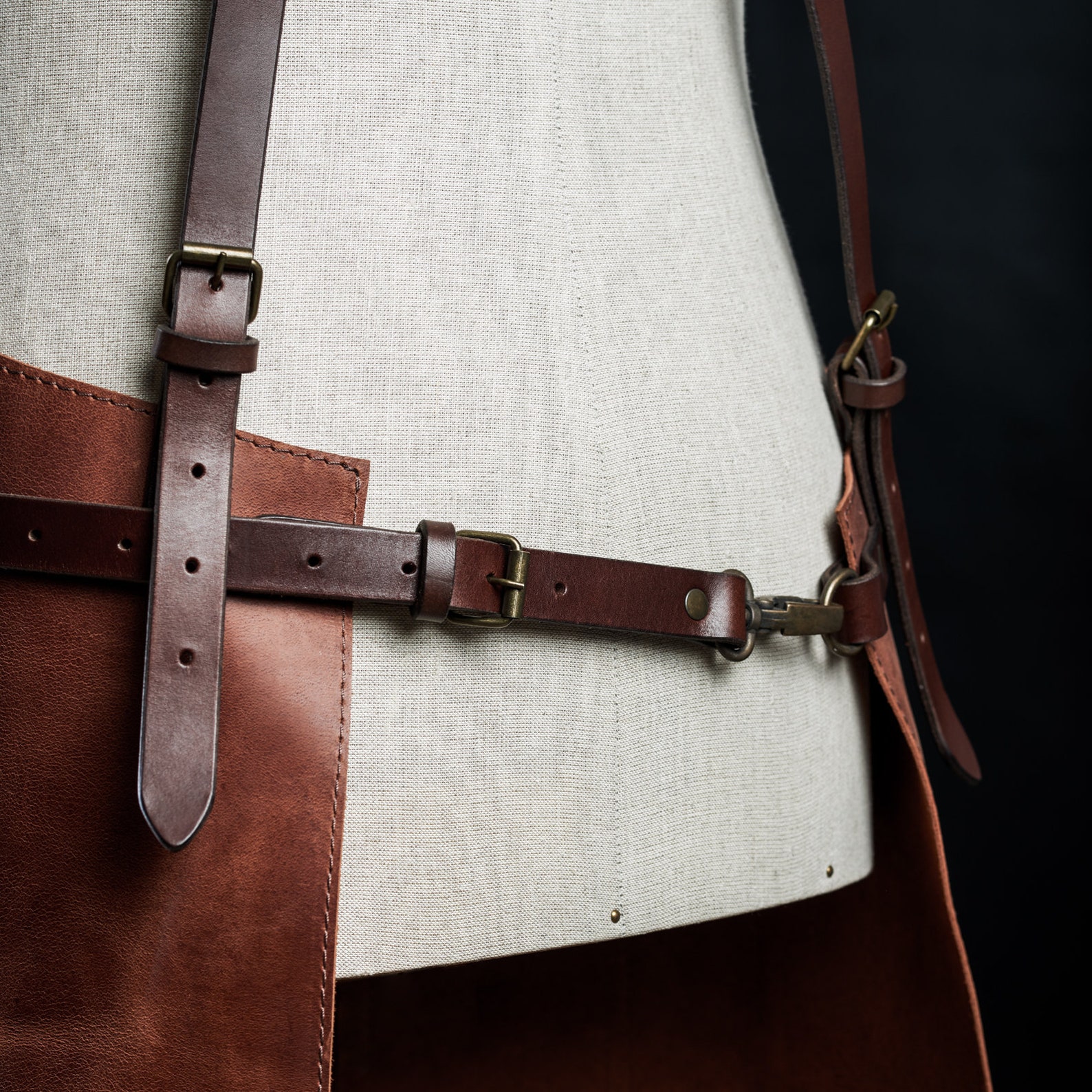 Leather Apron for Chef Restaurant Form Style Outdoor Apron Welding ...