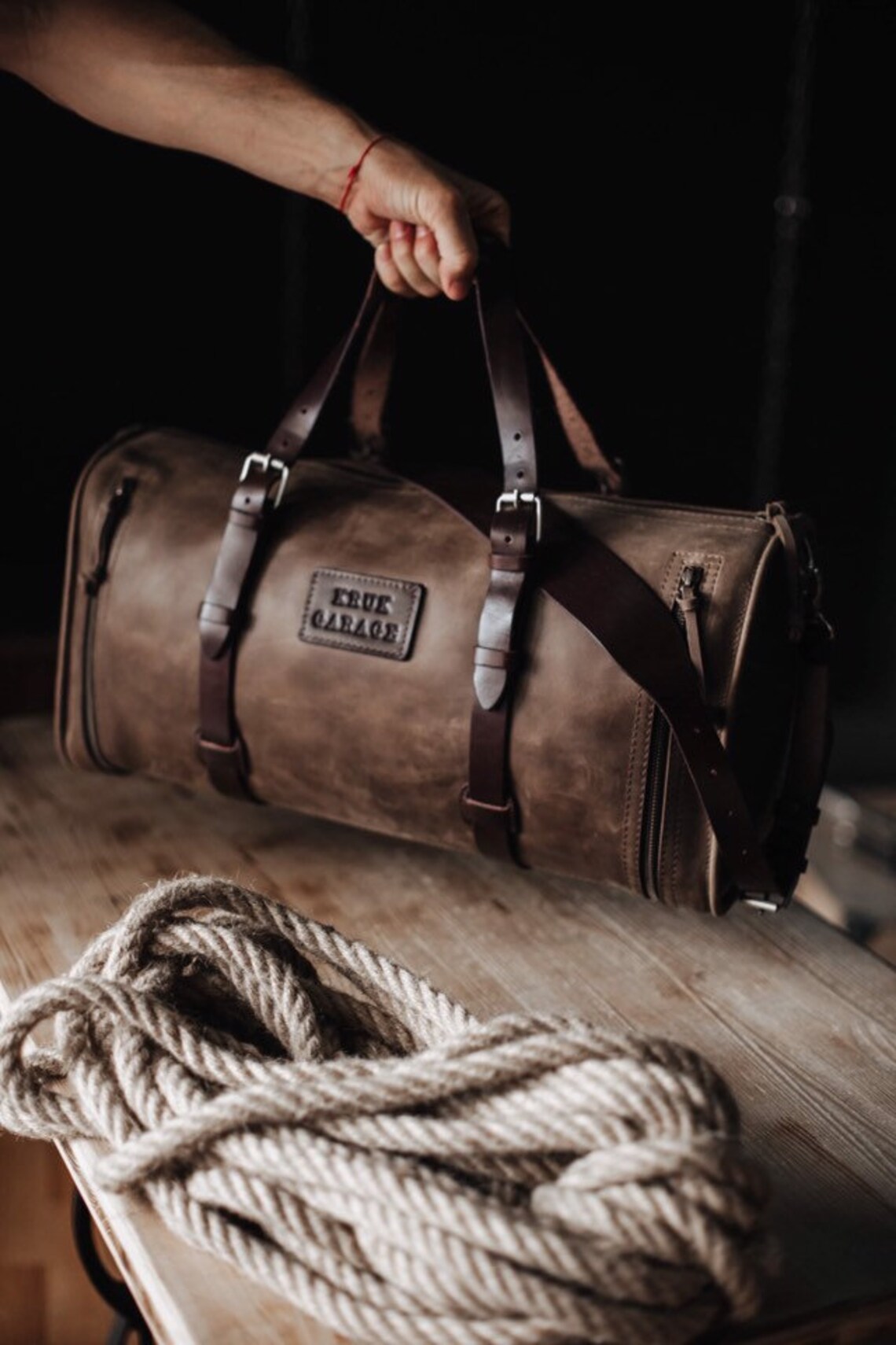 Car Tools Organizer Trunk Leather Bag Workshop Tools Storage - Etsy