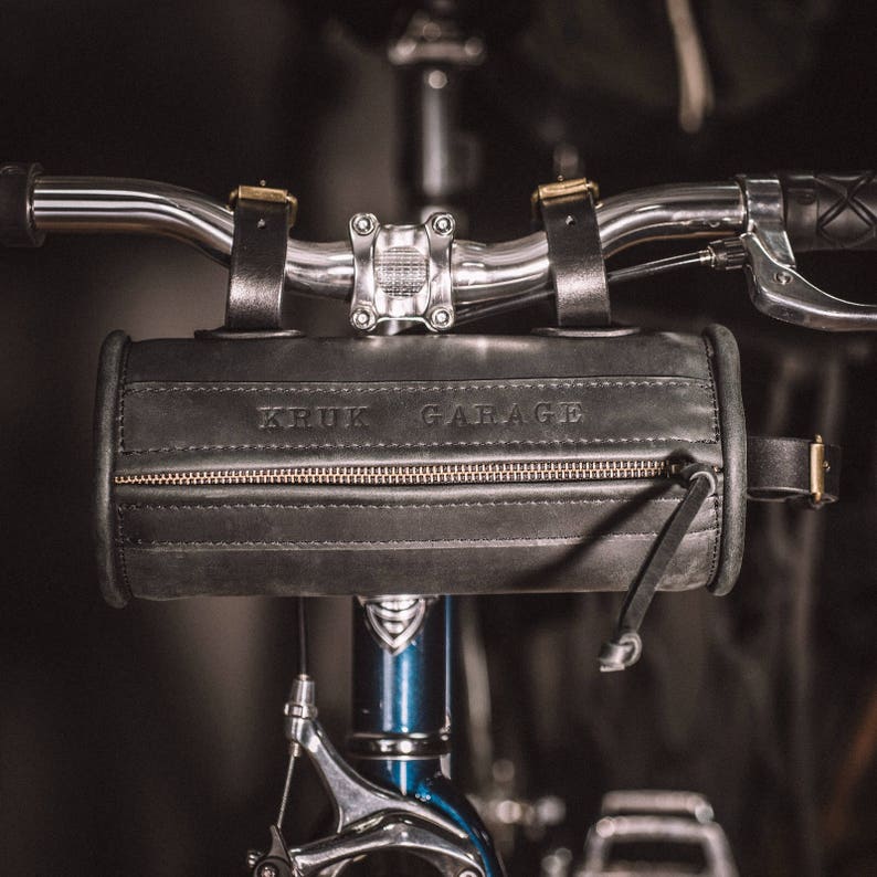 Handlebar Bag Bicycle Tool Bag Bike Accessory Leather Bicycle - Etsy Sweden
