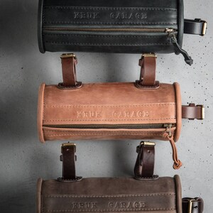 Leather Bicycle Bag Frame Bag Cycling Leather Bag Handlebar Bag Cycling ...