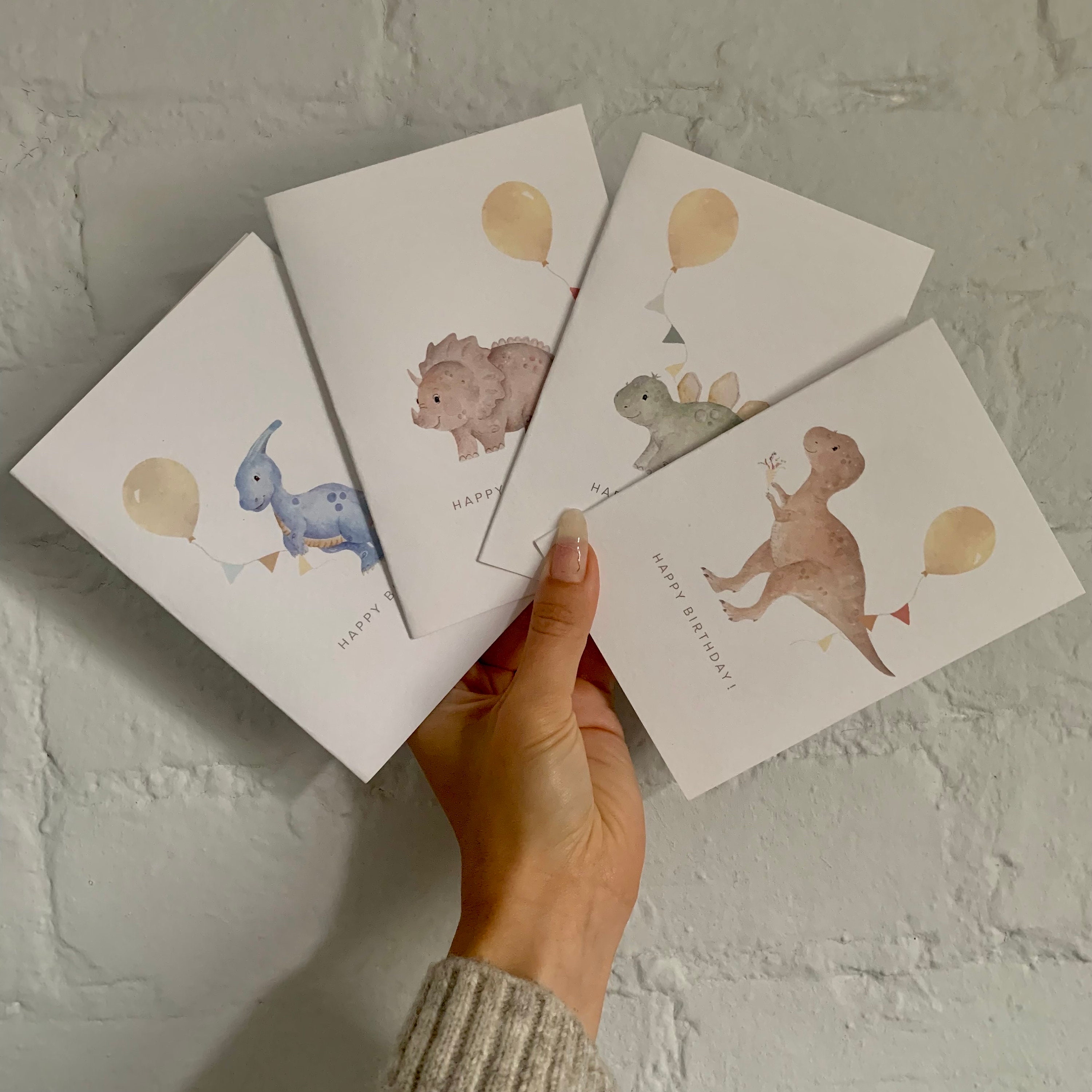 Dinosaur Birthday Card T-rex Card Childrens Birthday - Etsy