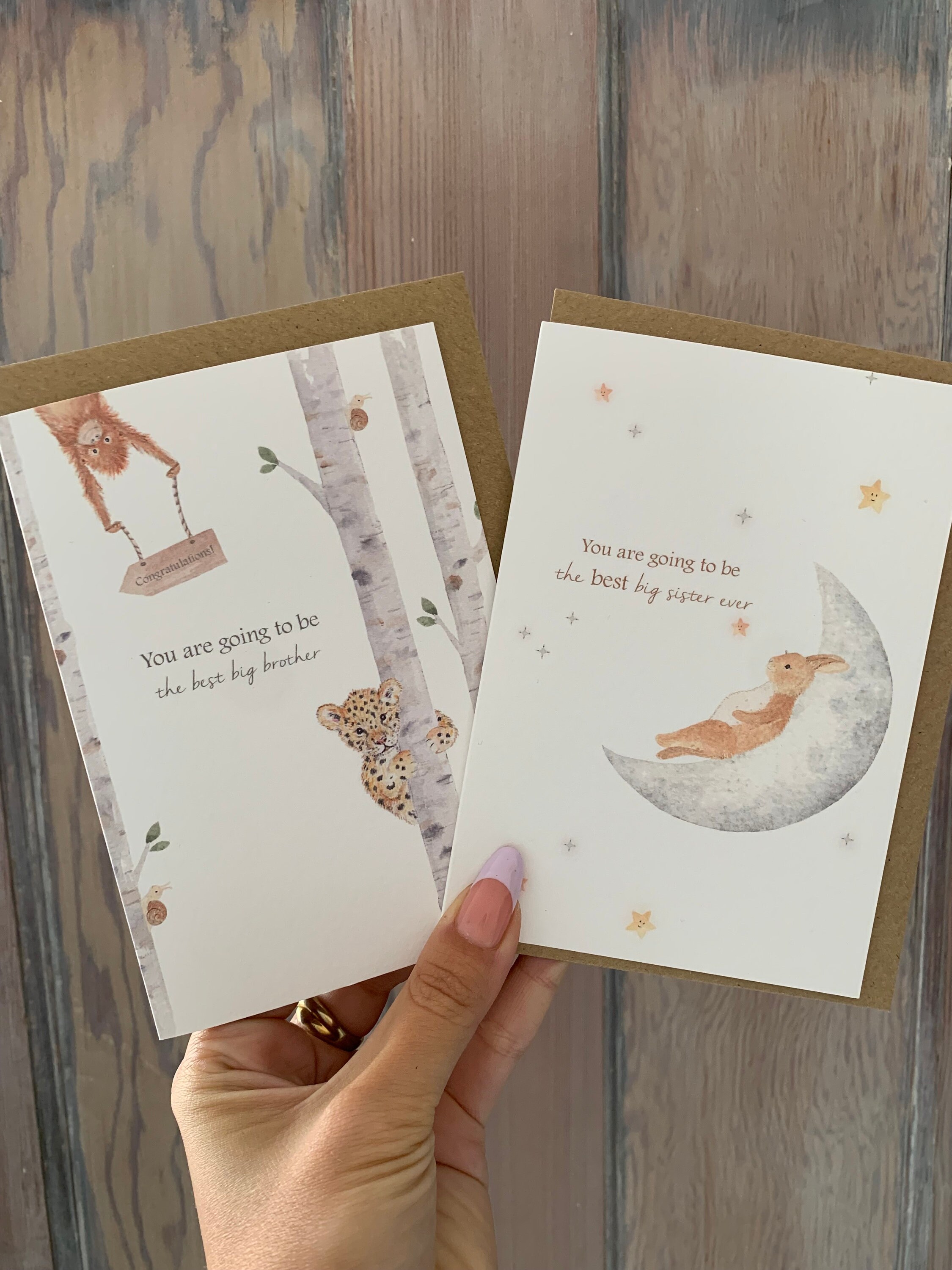 Best Big Brother Card, Sibling Card, Safari Card, You’ll Be a Great Big ...