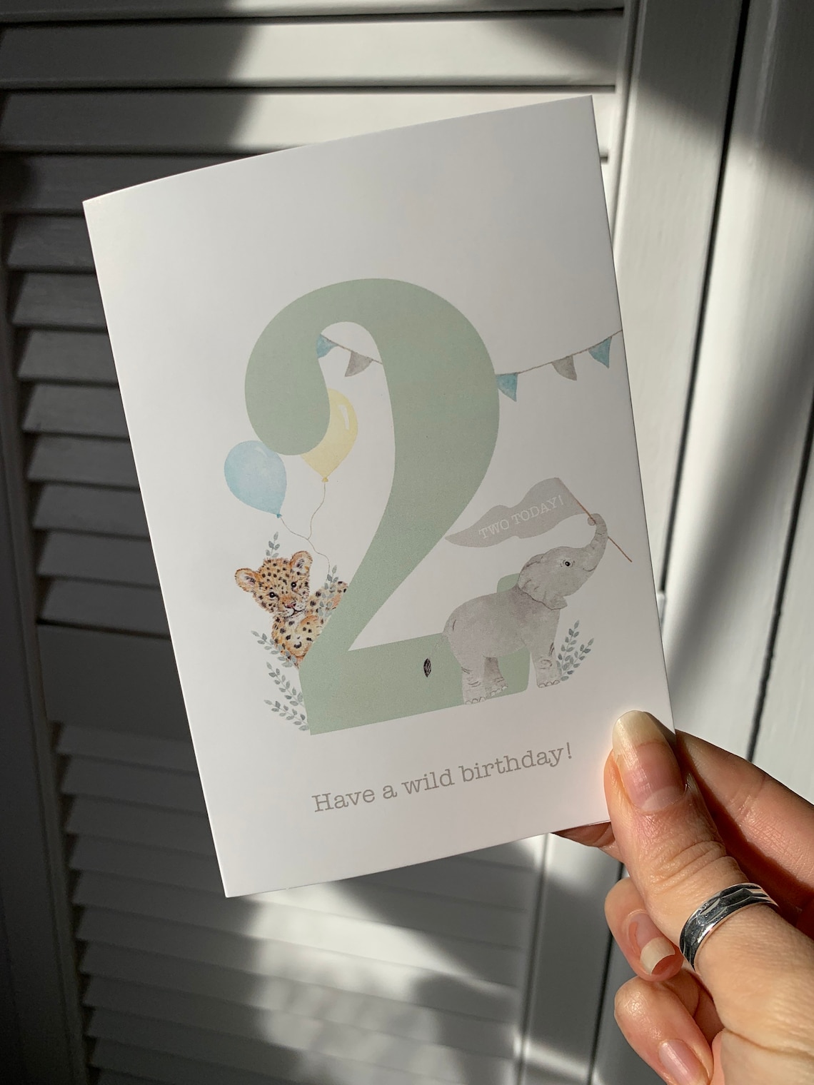 2nd Birthday Card Kids Birthday Card Happy Birthday Card | Etsy