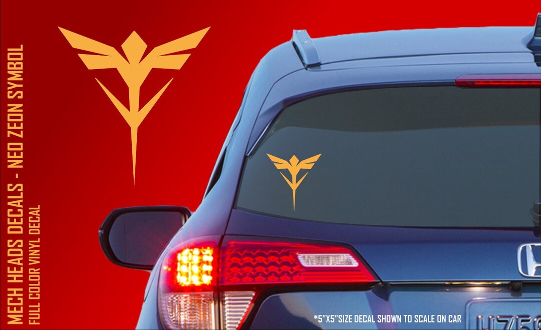 Neo Zeon Symbol Vinyl Decal for Car Laptop Tablet Water - Etsy