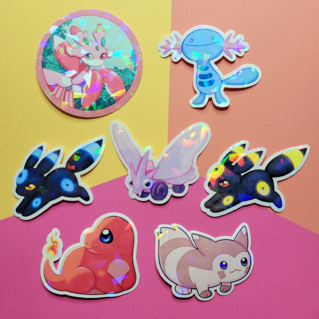 Pokemon Vinyl Stickers - Etsy