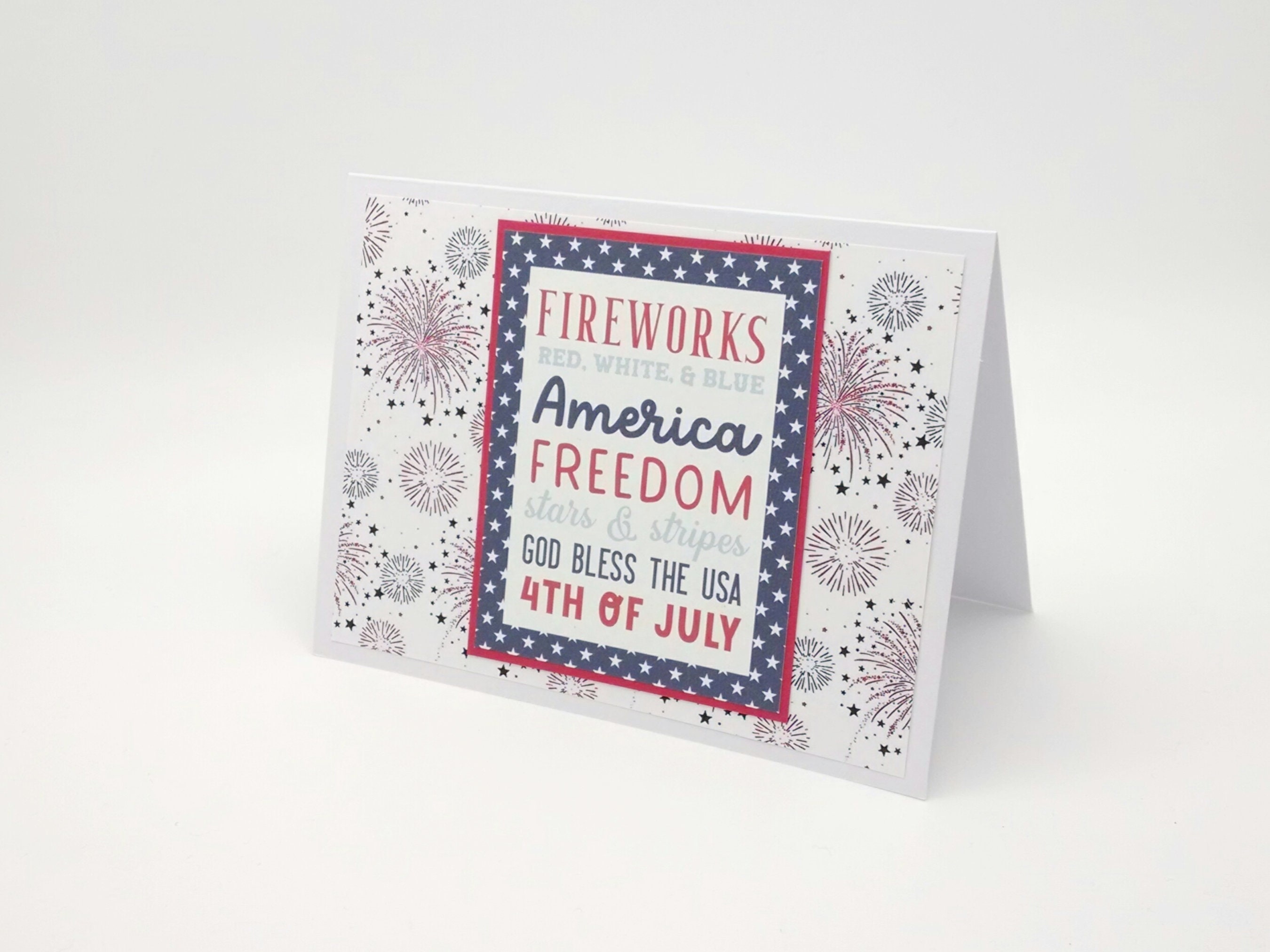 Patriotic Note Cards, Memorial Day, Veteran, Fourth of July, Set of 6 ...