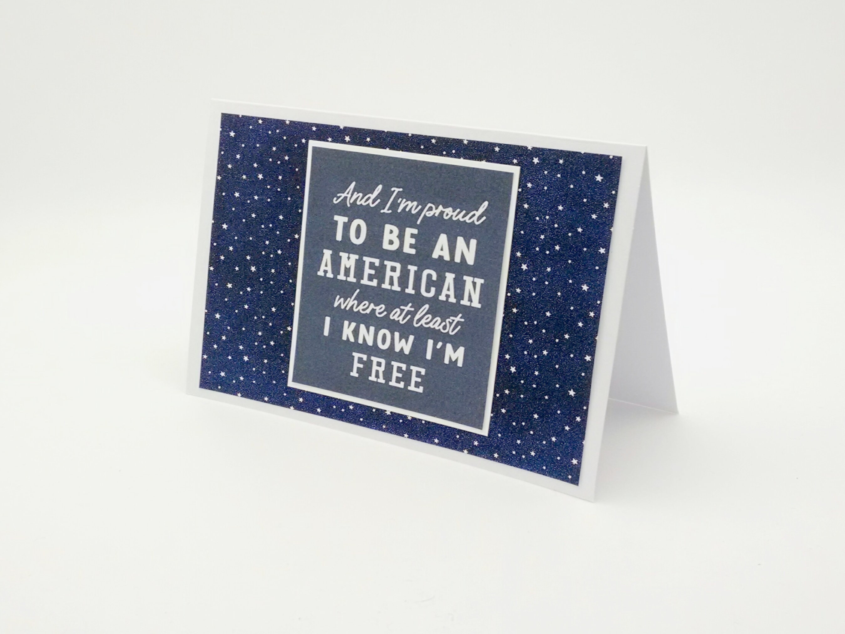 Patriotic Note Cards, Memorial Day, Veteran, Fourth of July, Set of 6 ...
