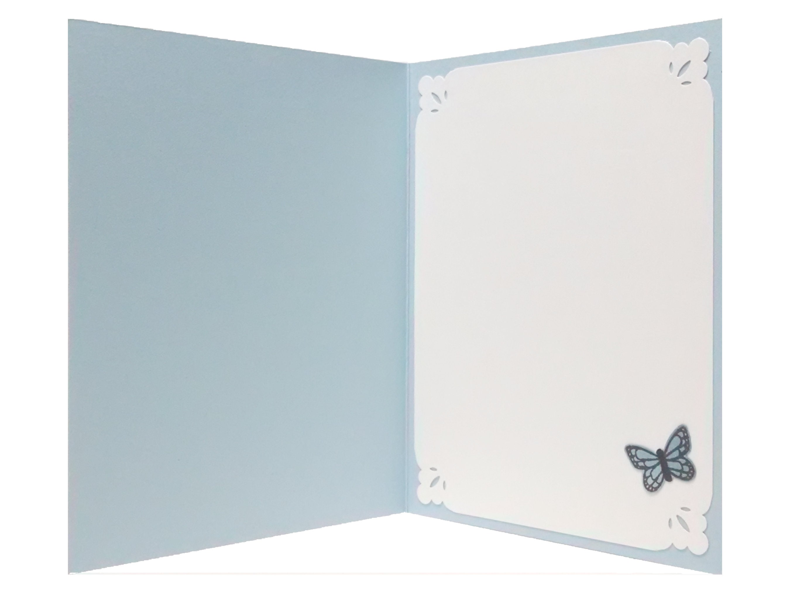 Butterfly Note Cards, Set of 4, Stampin up Note Cards, Stationery Gift ...