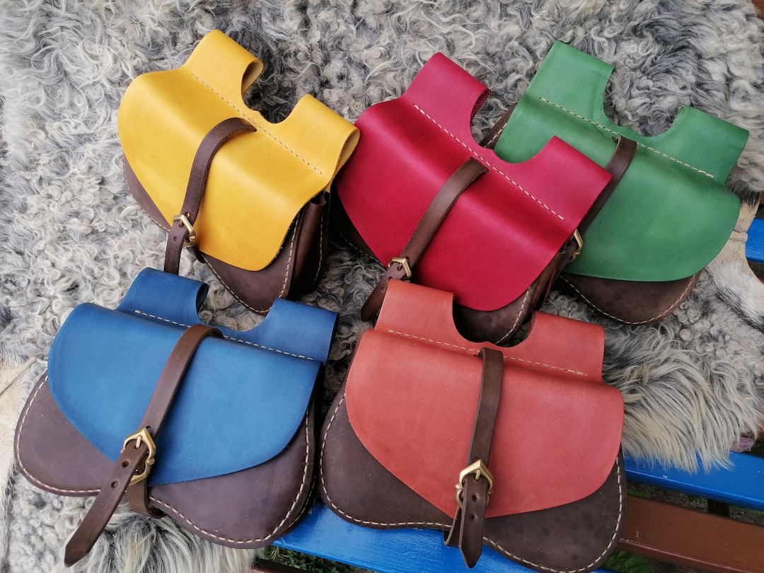 Big Kidney Pouch, Fantasy Purse, Belt Bag for Larp, Medieval Purse ...