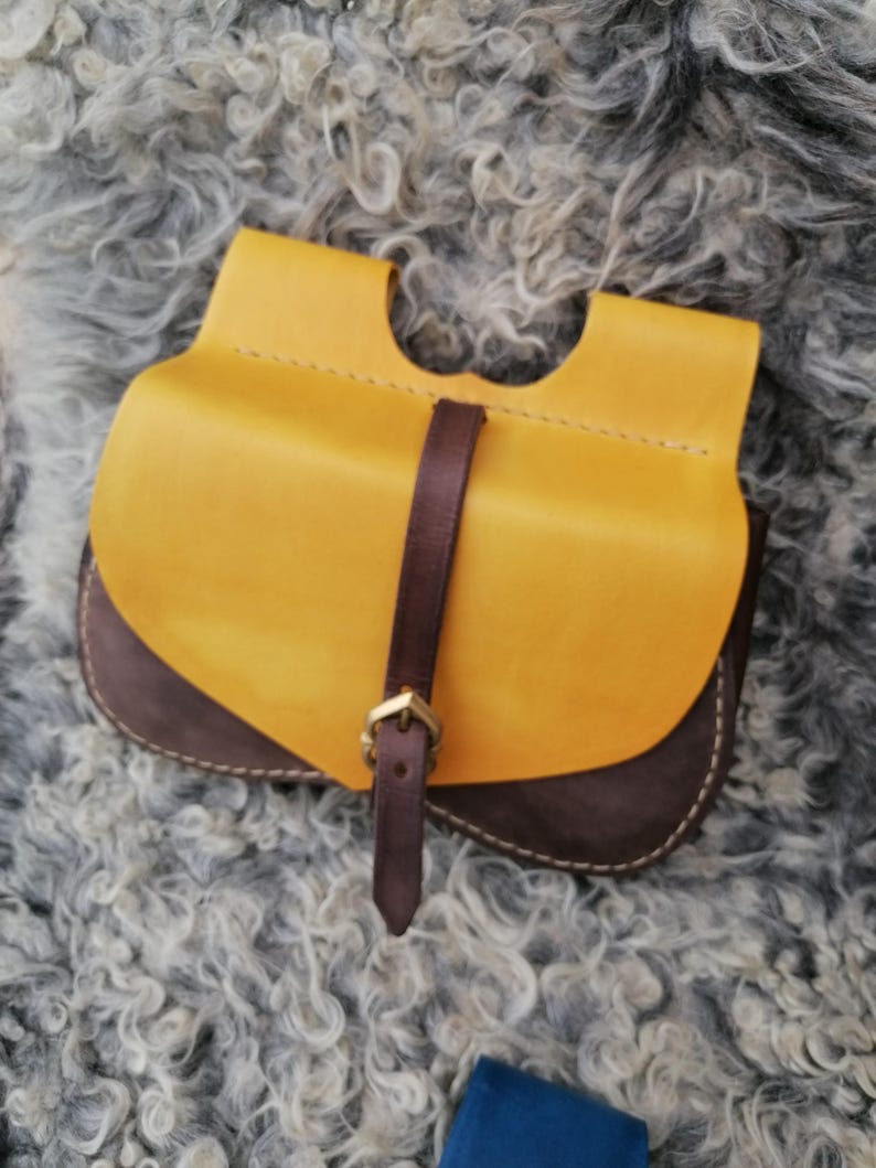 Big Kidney Pouch, Fantasy Purse, Belt Bag for Larp, Medieval Purse ...