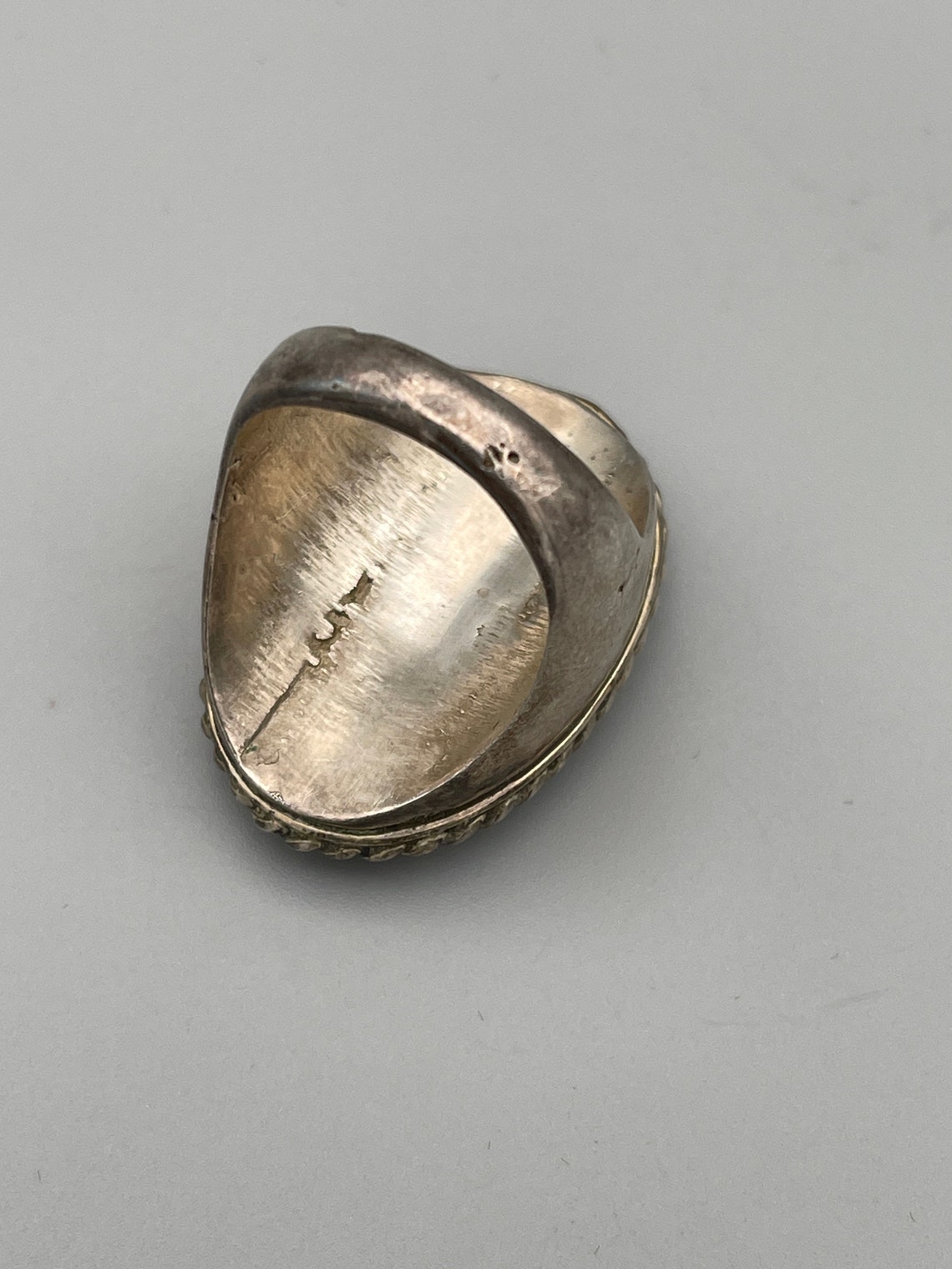 Vintage Zuni Inlaid Bluebird Ring Unmarked Size 11 - Etsy