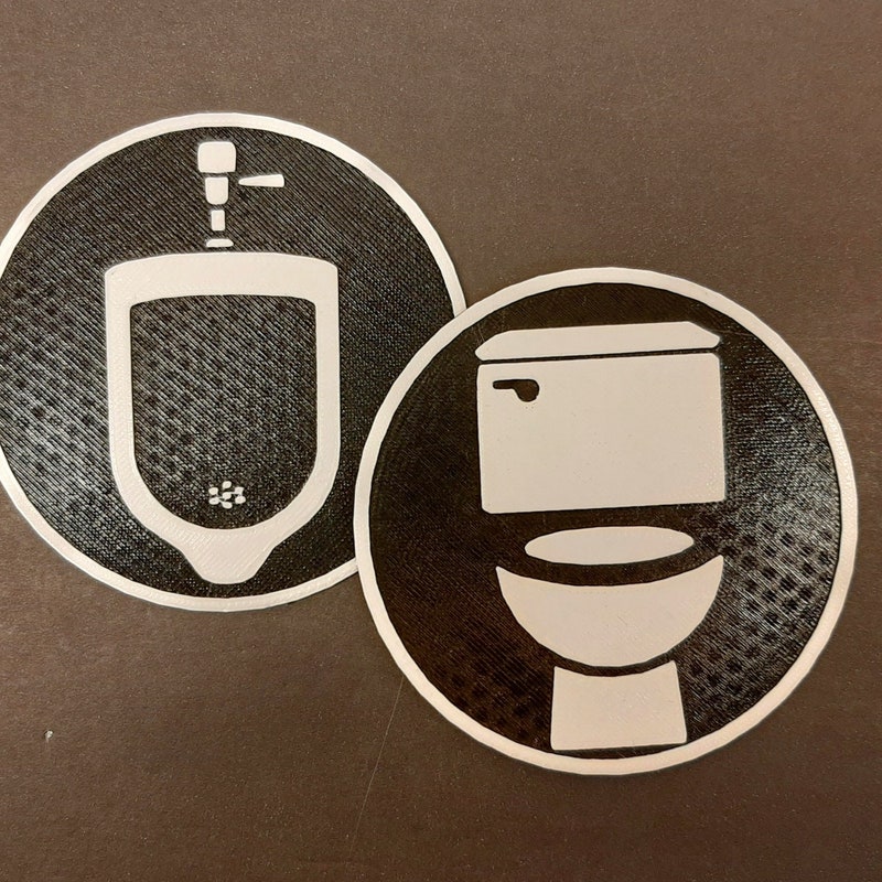Toilettenschild pissoir - Etsy.de