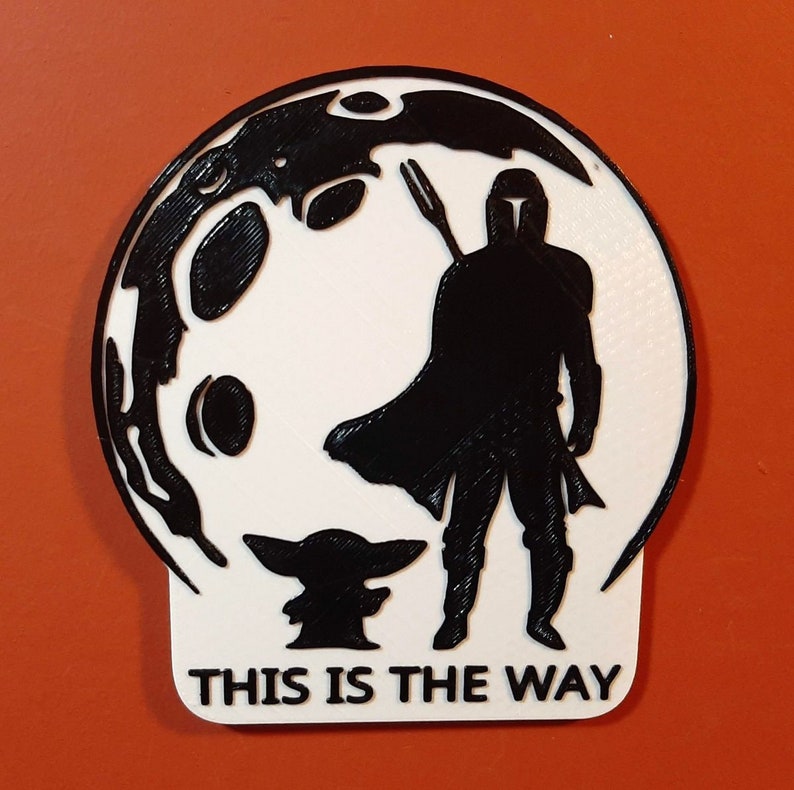 Mandalorian Star Wars Bathroom Sign This is the Way Home Decor - Etsy