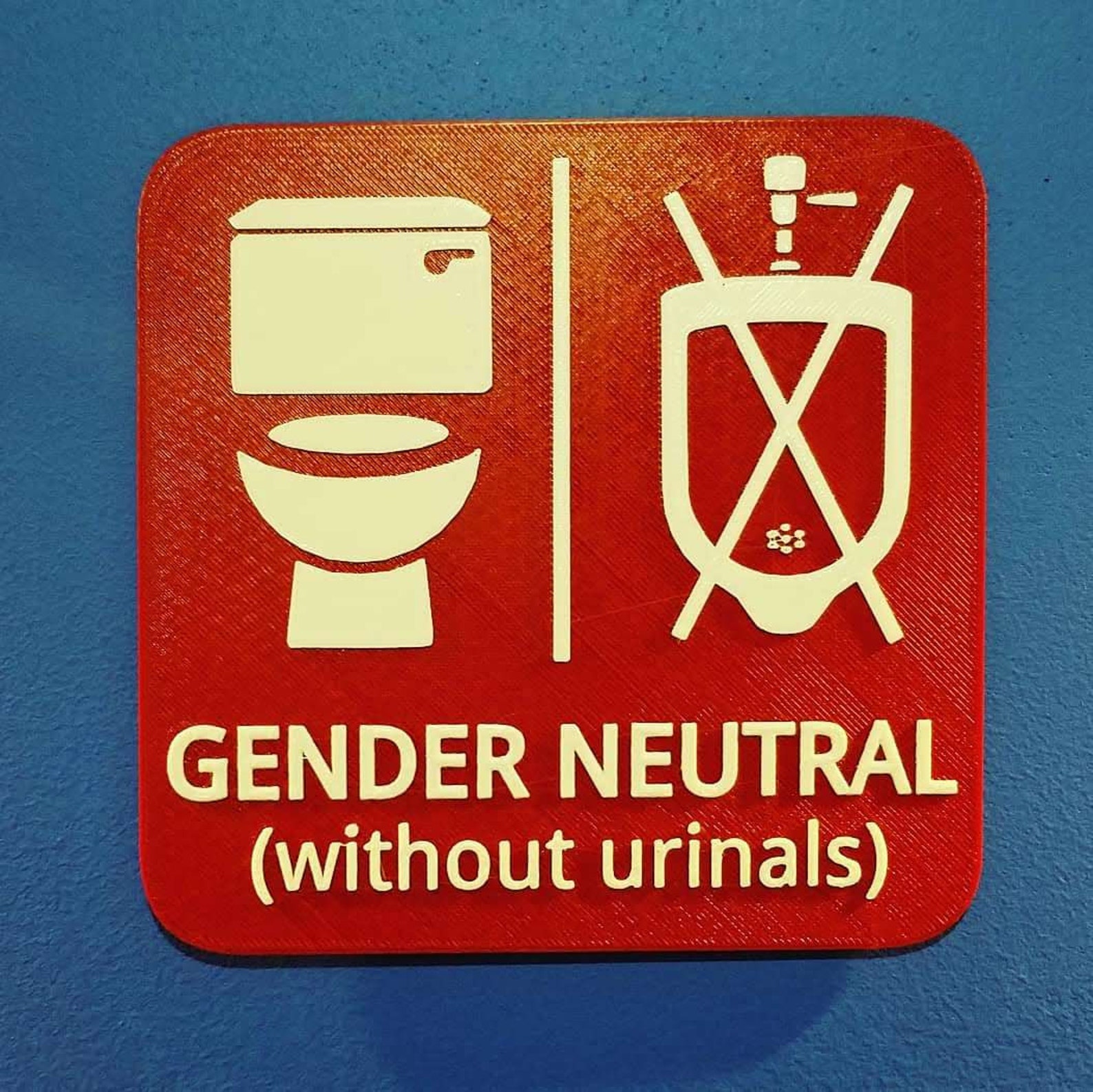 All Gender / Gender Neutral Bathroom (without Urinal) 3D Printed ...