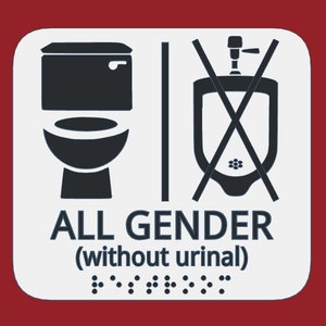 All Gender / Gender Neutral Bathroom (without Urinal) 3D Printed ...