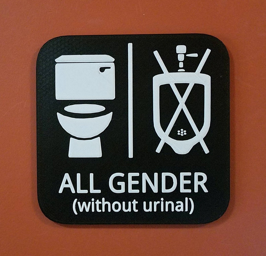 All Gender / Gender Neutral Bathroom (without Urinal) 3D Printed ...