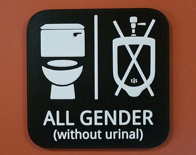 All Gender / Gender Neutral Bathroom (without Urinal) 3D Printed ...