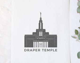 Draper Utah Temple LDS Church of Jesus Christ Clip Art Png Eps Svg ...