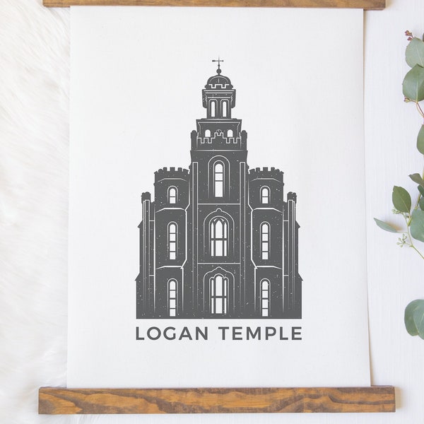 Logan Lds Temple - Etsy
