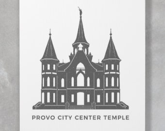 Provo City Center Utah Temple LDS SVG, PNG, Cricut, Silhouette Digital ...