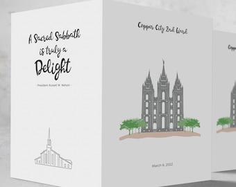 Mobile LDS Sacrament Meeting Program, Digital Sacrament Meeting Program ...