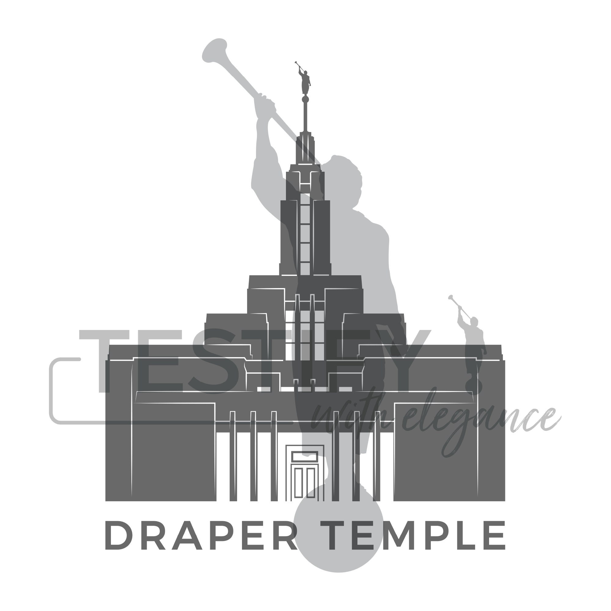 Draper Utah Temple (LDS) SVG Bundle - Etsy