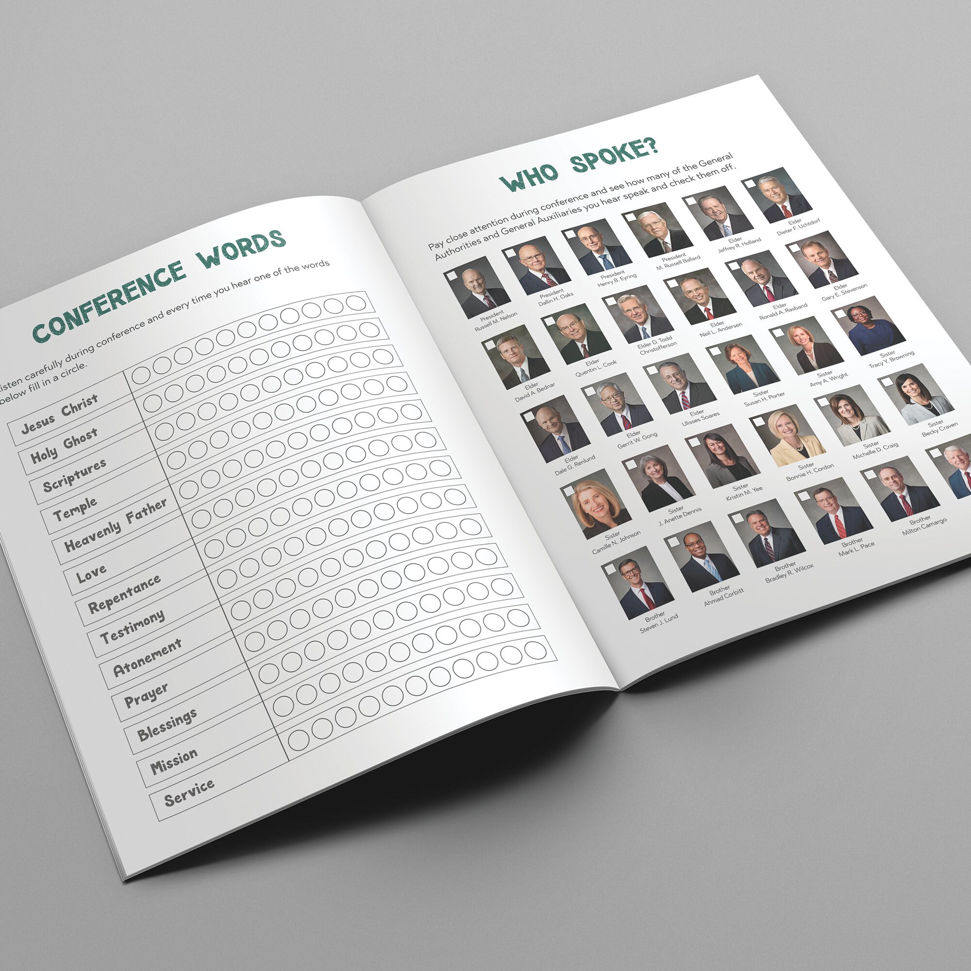 Sr. Primary General Conference Packet - Etsy