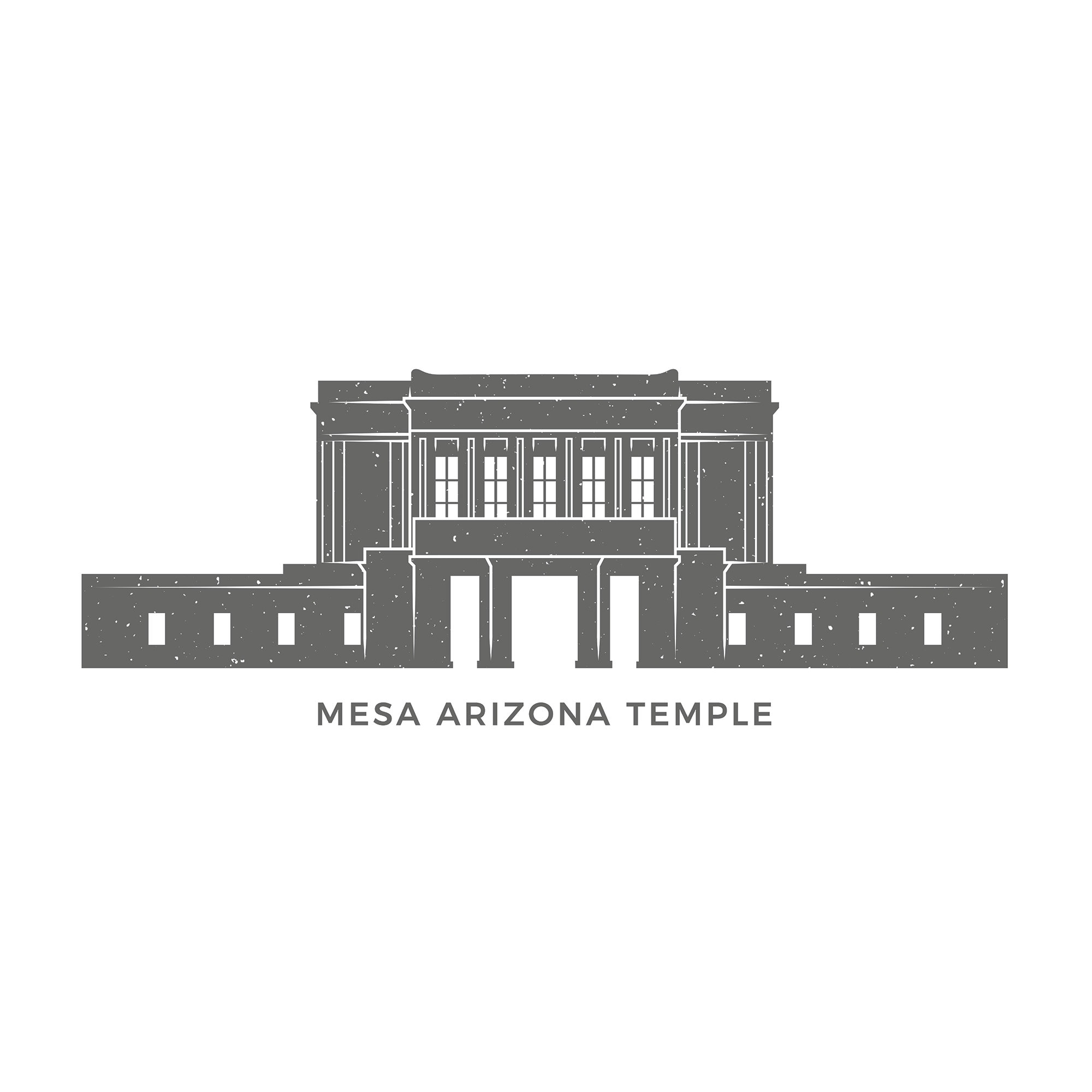 Mesa Arizona Temple (LDS) Printable Icon - Etsy