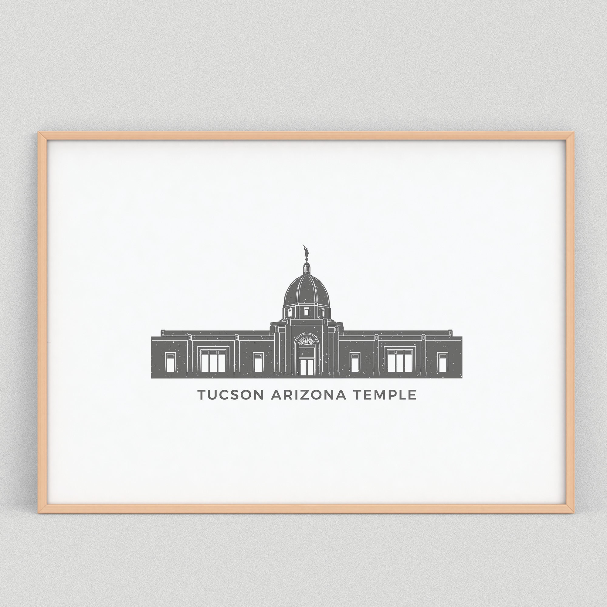 Tucson Arizona Temple (LDS) Printable Icon - Etsy