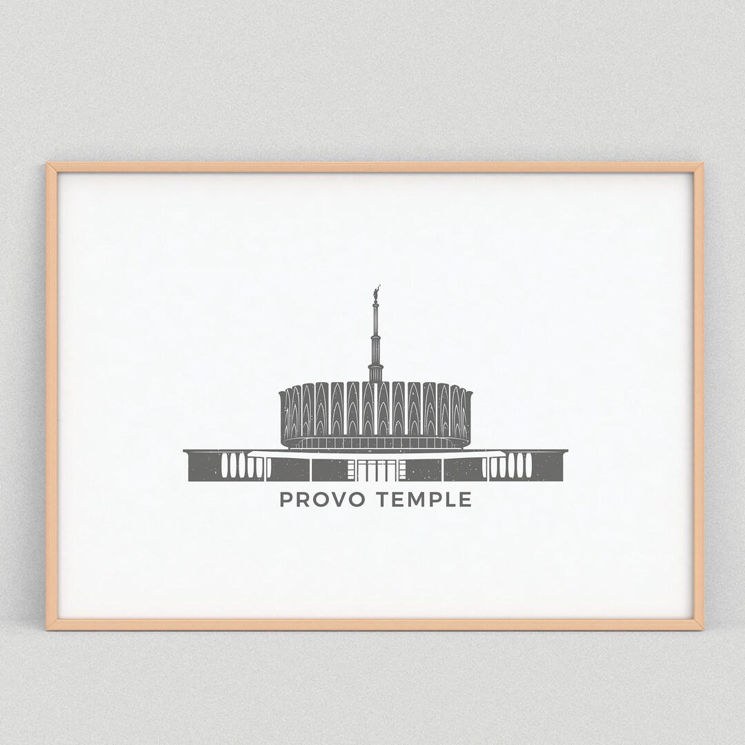 Provo Utah Temple (LDS) SVG Bundle - Etsy