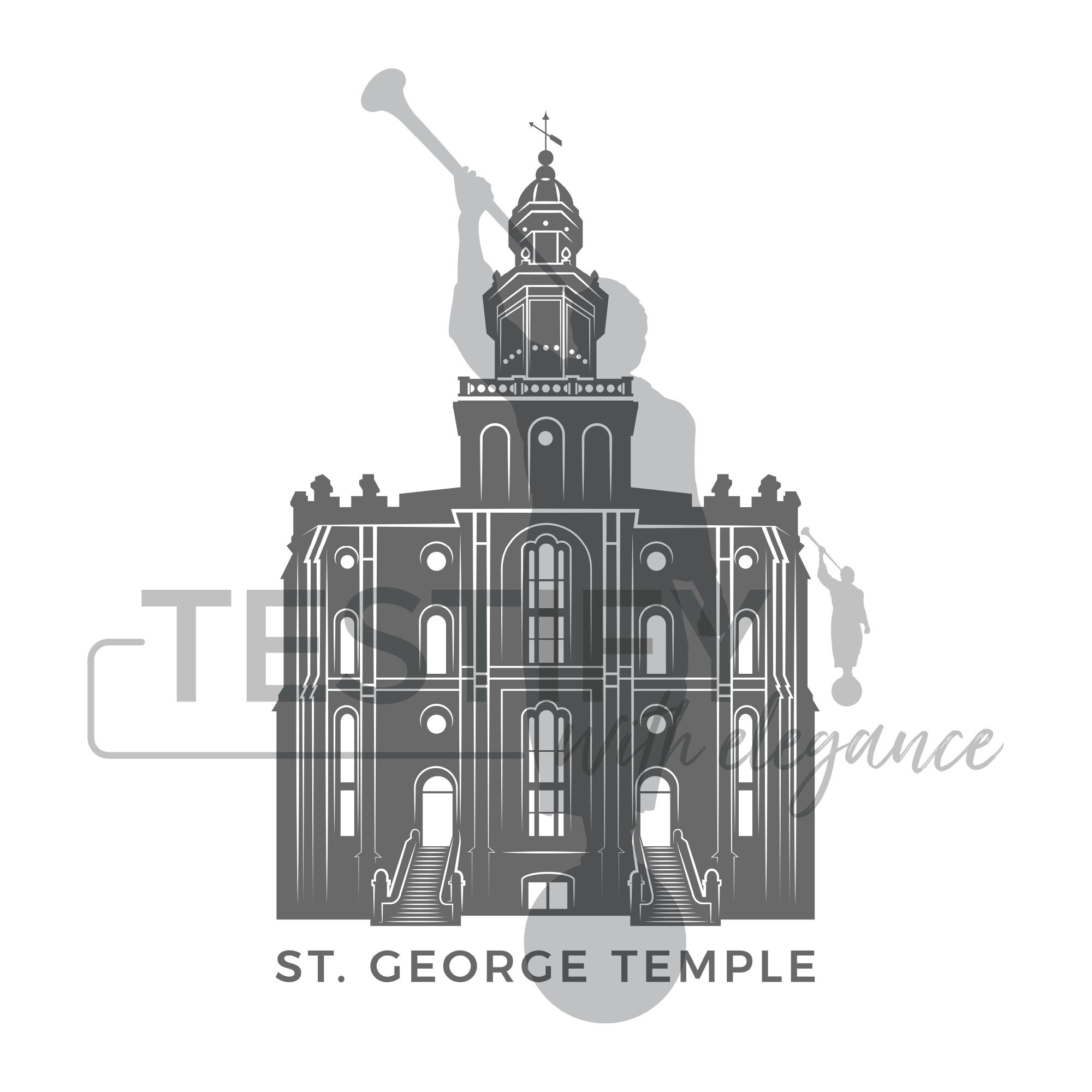 St George Utah Temple (LDS) SVG Bundle - Etsy