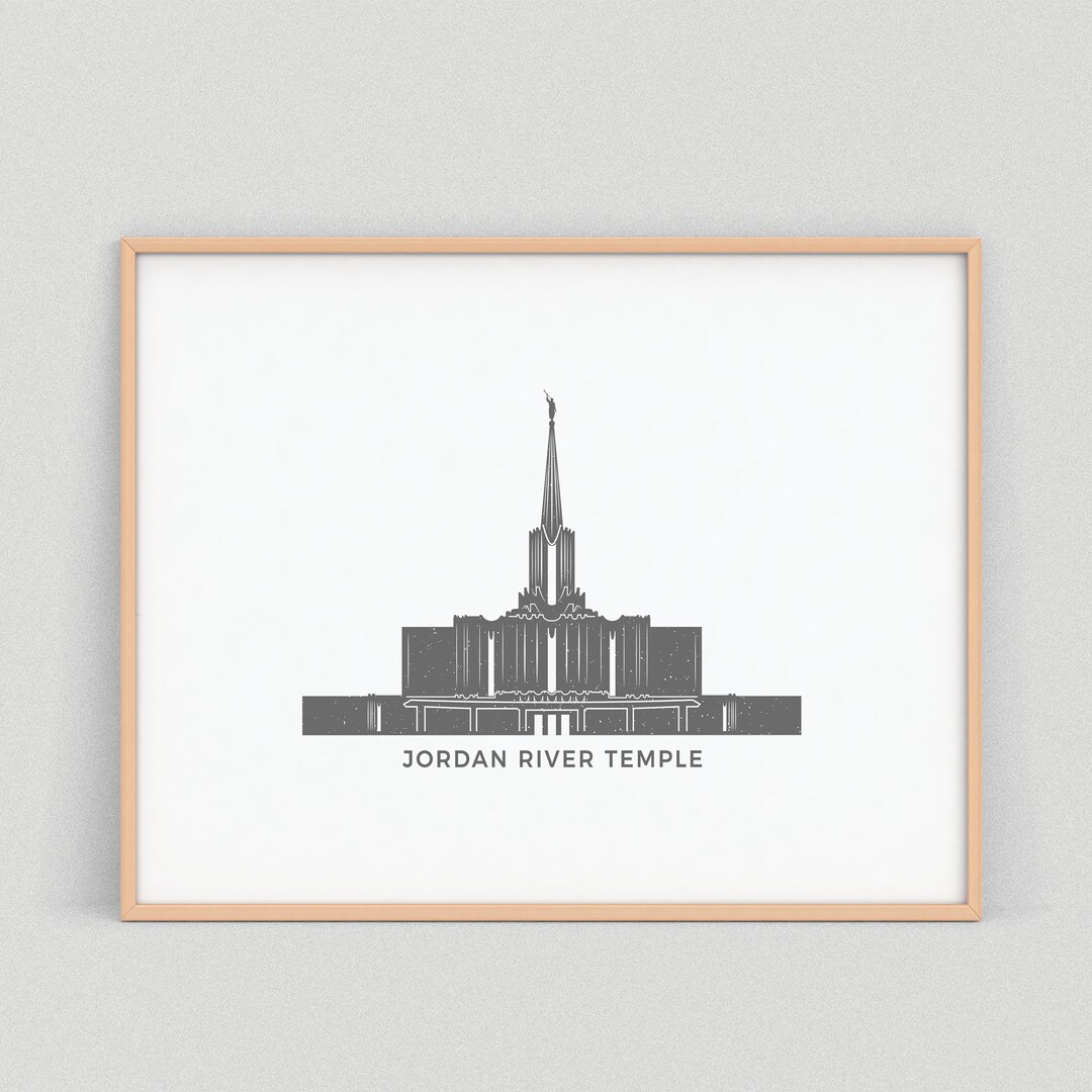 Jordan River Utah Temple (LDS) SVG Bundle - Etsy