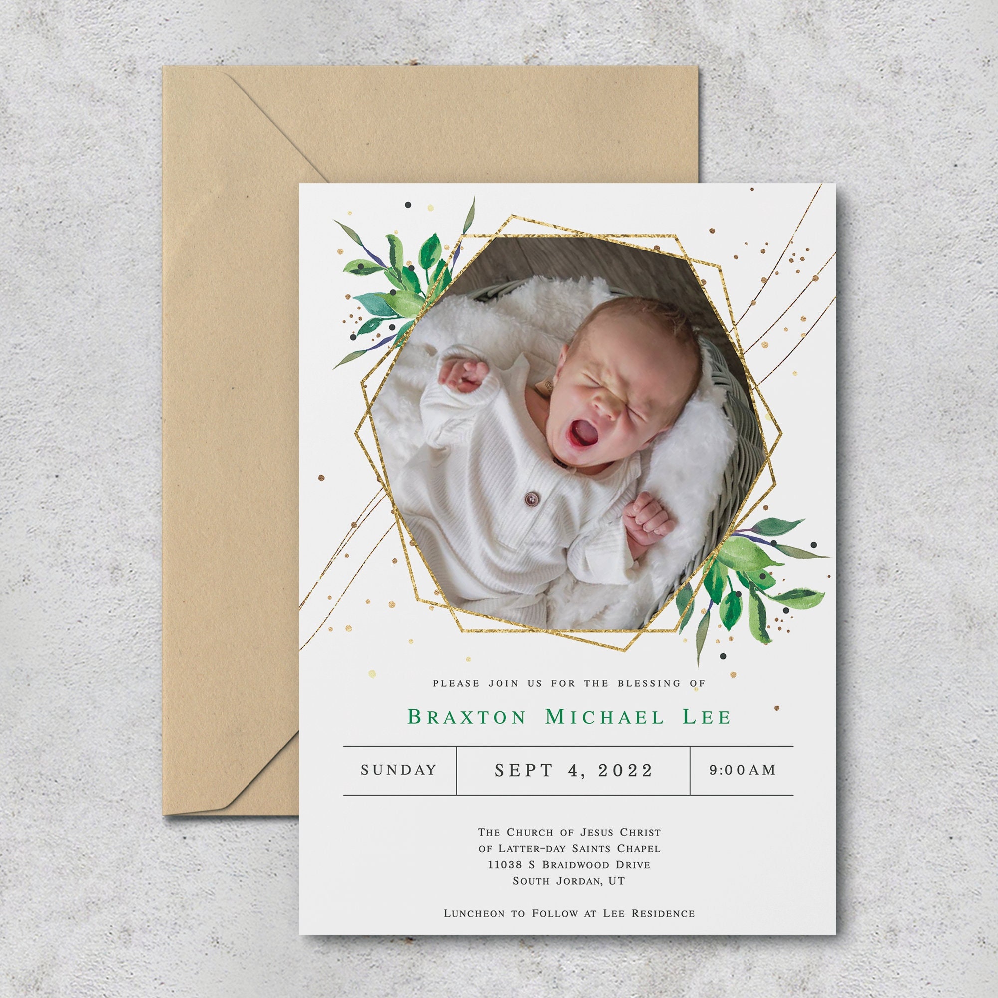 Baby Boy Blessing - Etsy