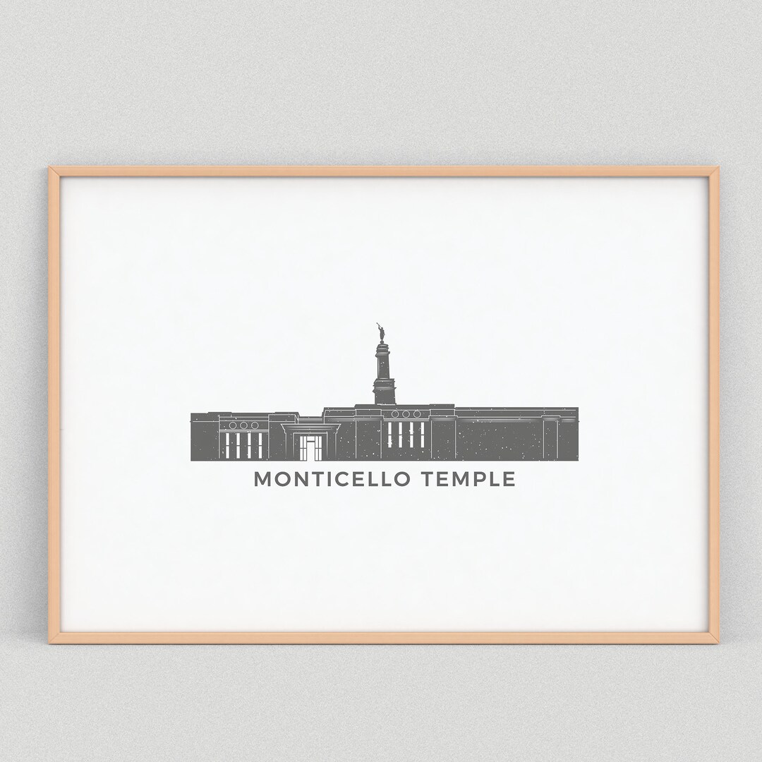 Monticello Utah Temple (LDS) SVG Bundle - Etsy