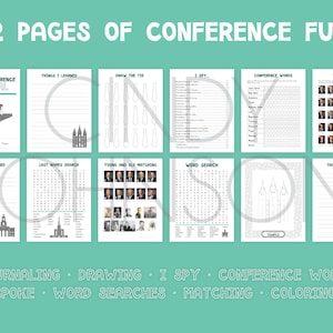 Sr. Primary General Conference Packet | Etsy