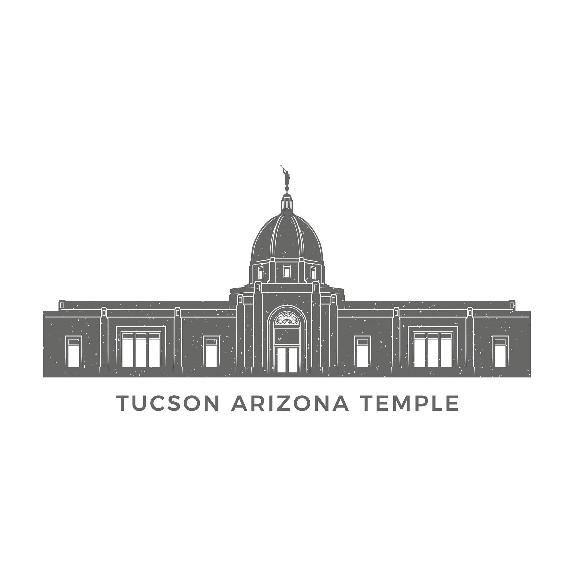 Tucson Arizona Temple (LDS) Printable Icon - Etsy