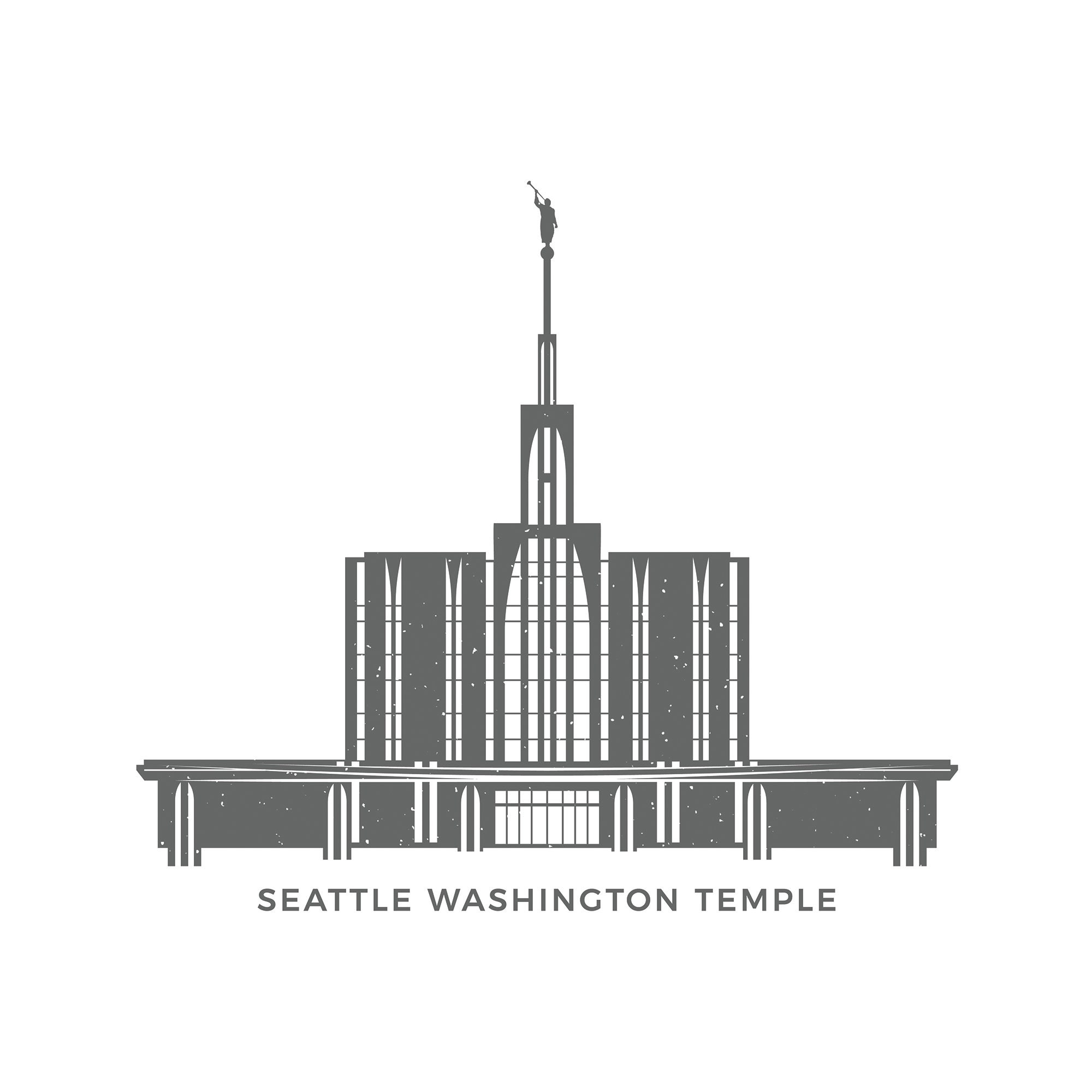Seattle Washington Temple (LDS) Printable Icon - Etsy