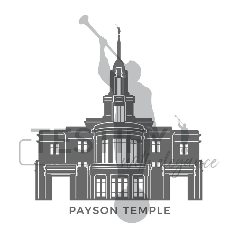 Payson Utah Temple (LDS) SVG Bundle - Etsy