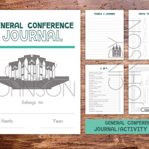 Sr. Primary General Conference Packet | Etsy