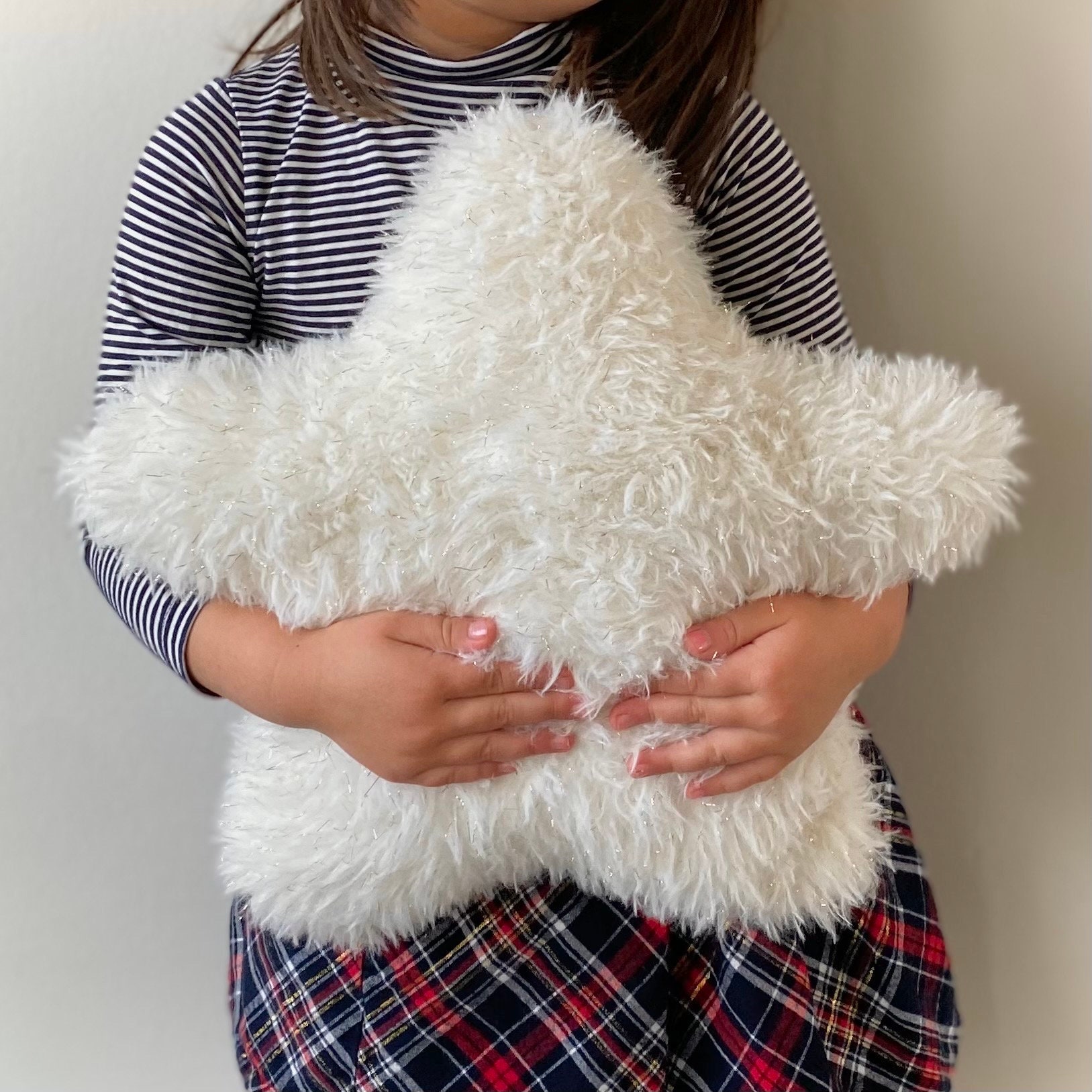 Faux Fur Star-shaped Pillow Cushion - Etsy